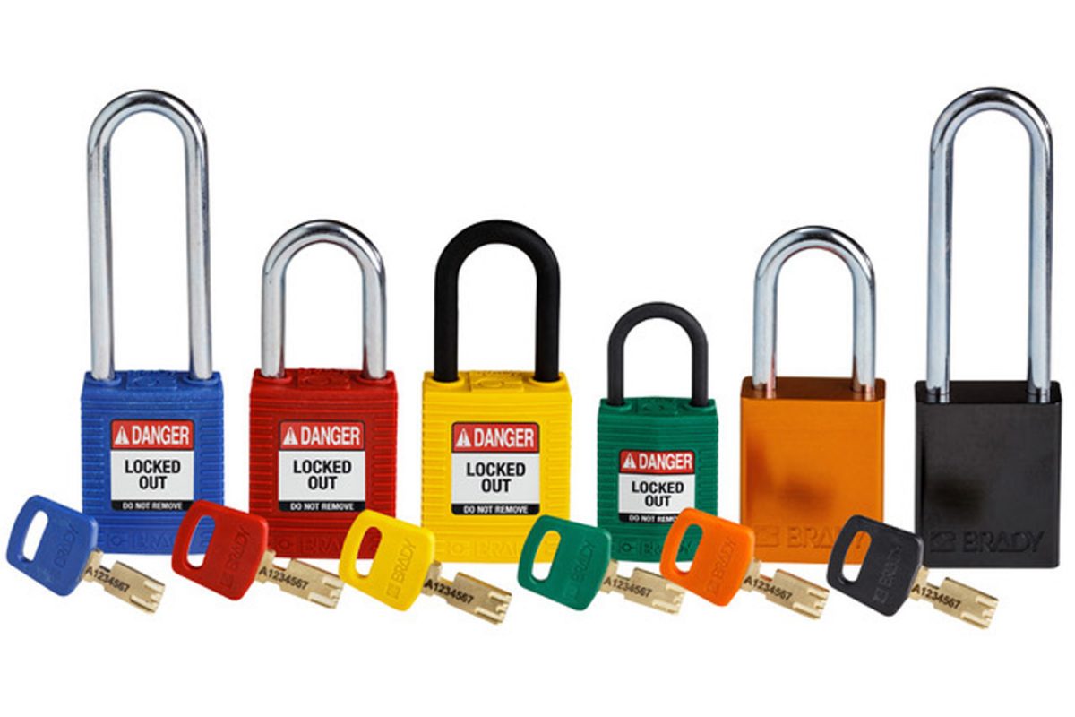 Candados de bloqueo SafeKey de Brady - Seguridad Laboral