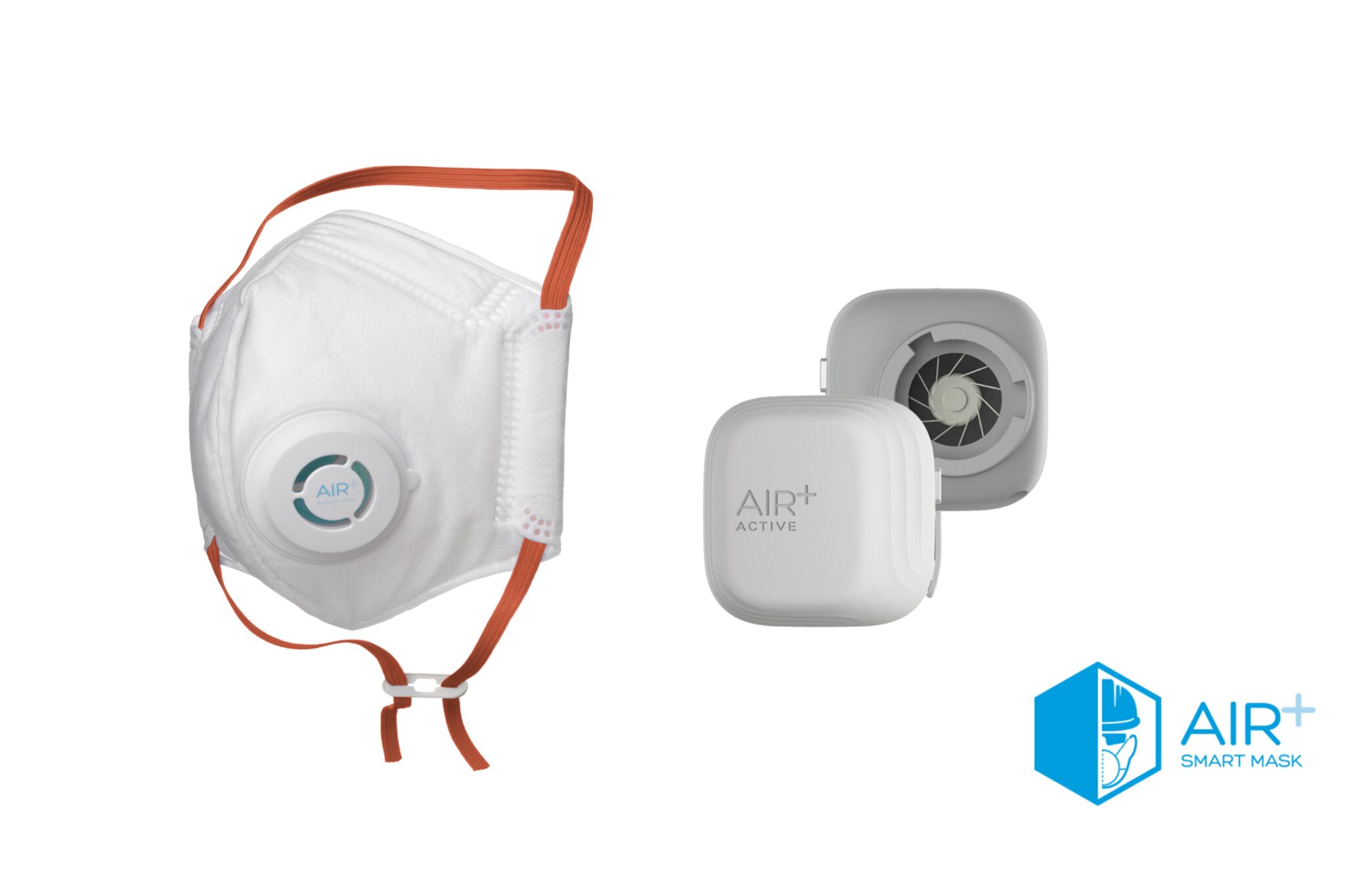 Mascarilla con respirador AIR+ Smart Mask - Seguridad Laboral