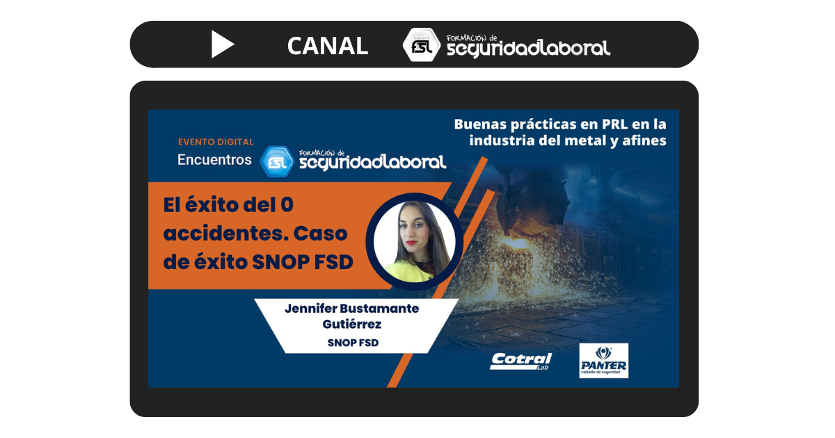 Jennifer Bustamante Gutiérrez (SNOP FSD): el éxito del 0 accidentes