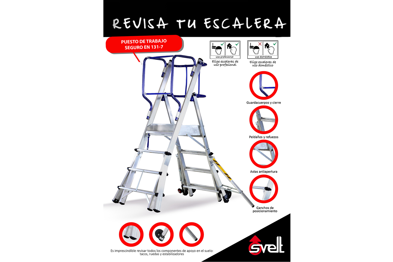 Consejos De Seguridad Para Escaleras De Mano Escaleras De Mano: Tipos,
